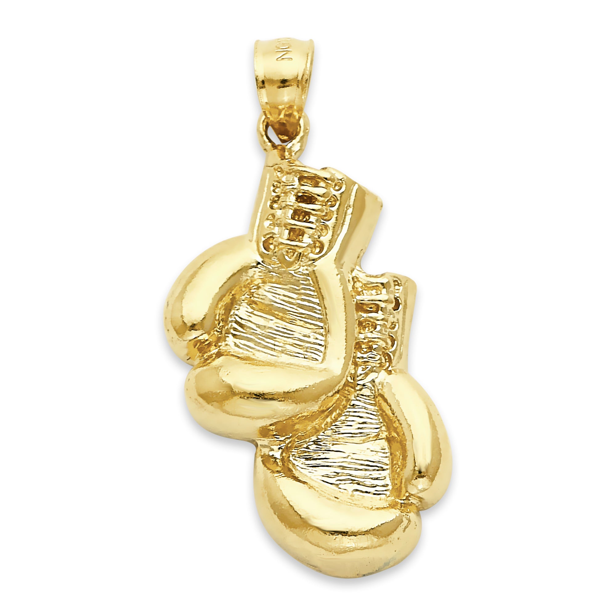 Solid Gold Boxing Glove Pendant - 10k or 14k – Golden Fire Jewelry